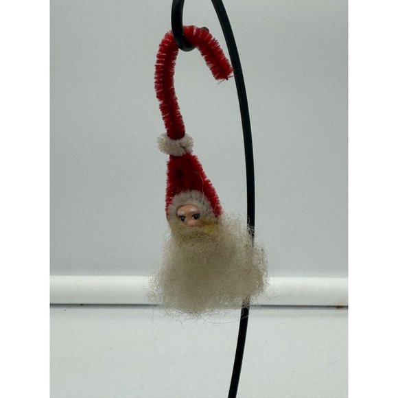 Holiday | Vintage Chenille Pipe Cleaner Santa Claus Ornament | Poshmark